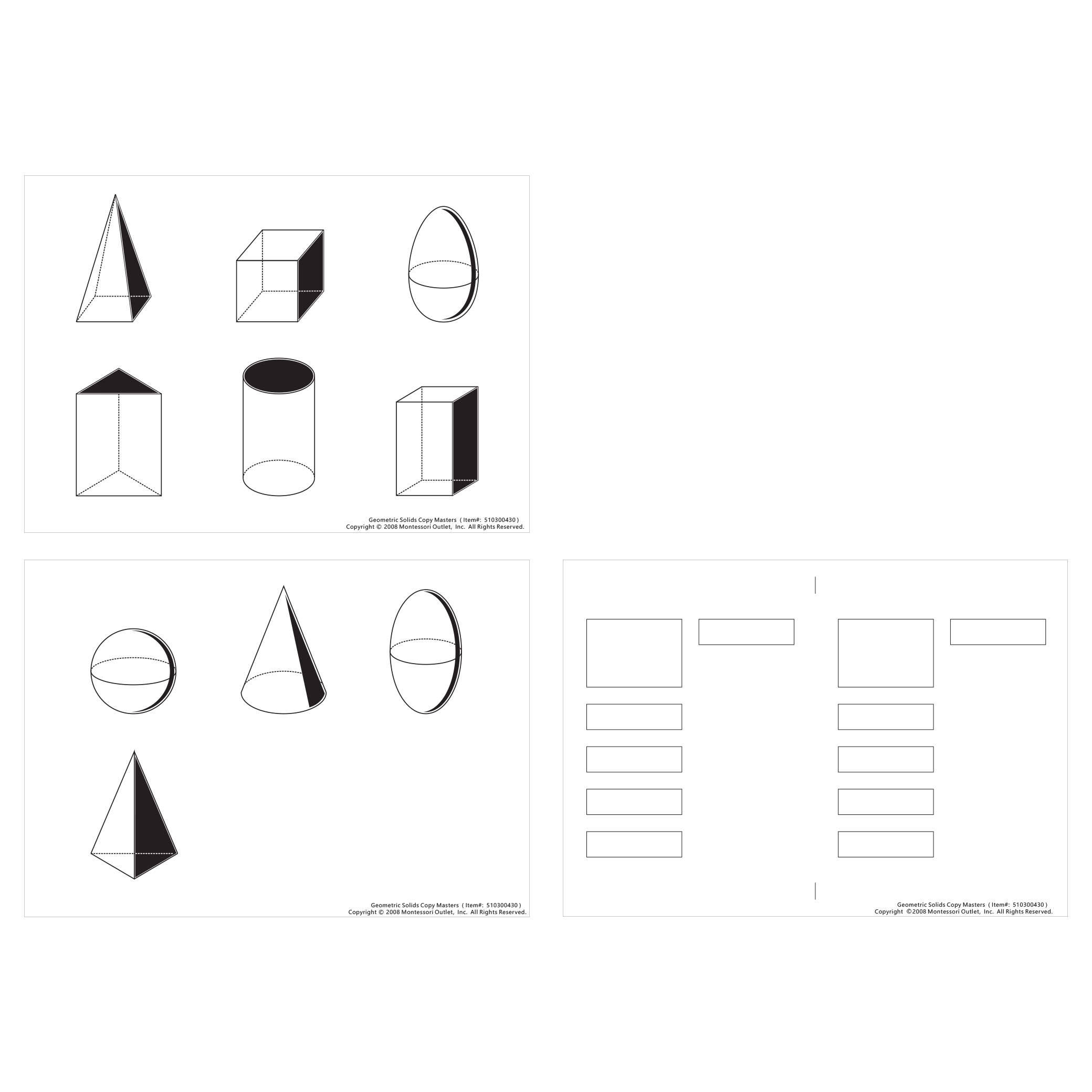Geometric Solids Copy Masters – Montessori Outlet, Inc.