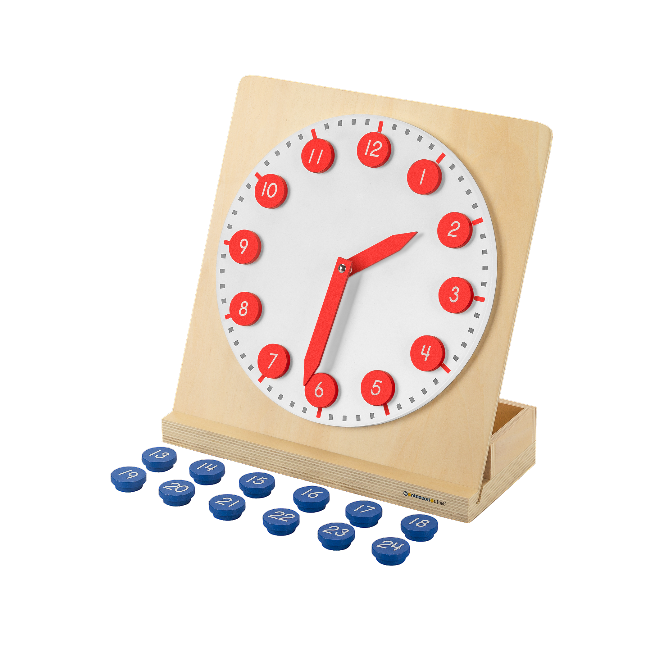 Clock With Movable Hands – Montessori Outlet, Inc.