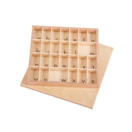 Small Movable Alphabet Box (Lower Case Letters) / Box Only
