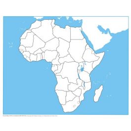 Africa Control Map - Unlabeled