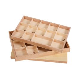 Medium Movable Alphabet Box (Lower Case, Cursive) / Box Only