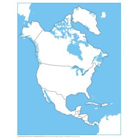 Puzzle Map of North America